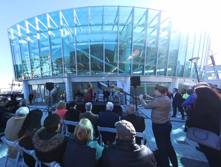 The New Harrison Welcomes a 21ST Century PATH Station
